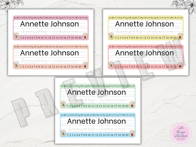 Student Desk Plates Template | Editable Student Name Cards | Student ...