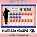 Veteran's Day Bulletin Board Idea | Printable Bulletin Board Kit | A ...