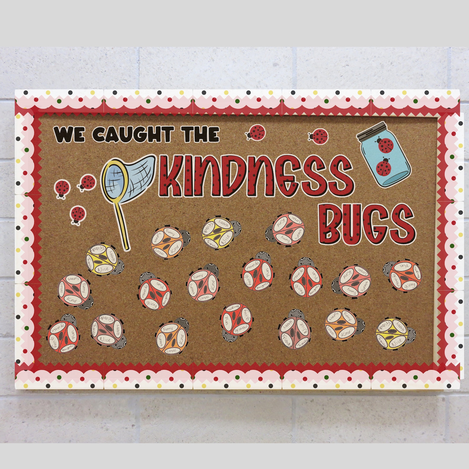 Kindness Bulletin Board | Ladybug Classroom Board Kit | We Caught the ...