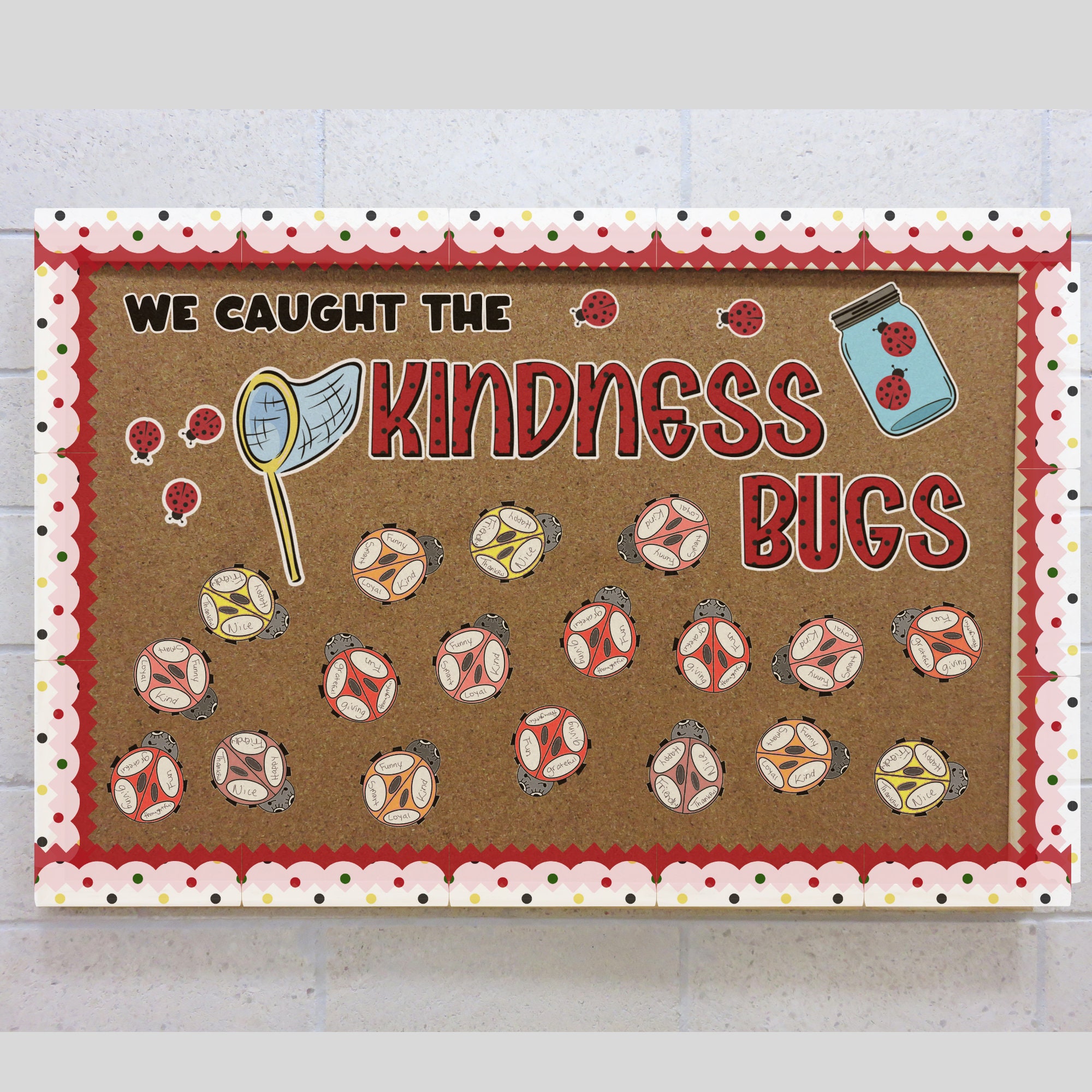 Kindness Bulletin Board | Ladybug Classroom Board Kit | We Caught the ...