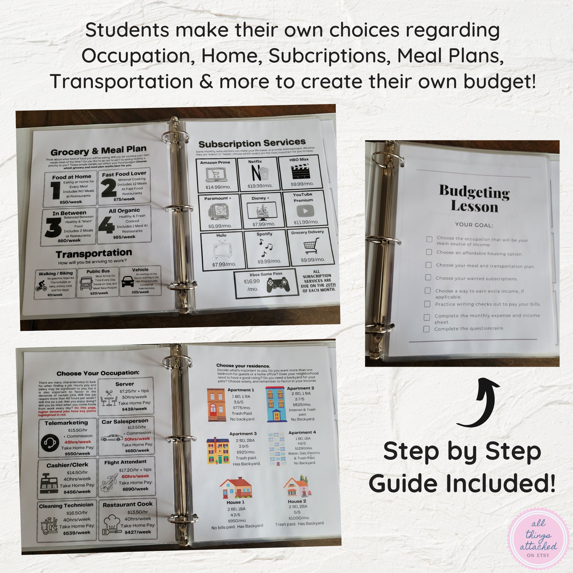 Financial Literacy Game for Kids | Printable Budgeting Activity | Learn ...