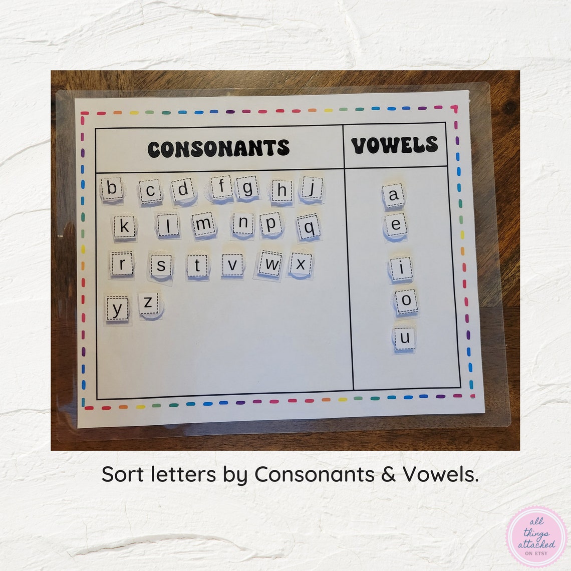 Alphabet Letter Sorting Activity | Printable Preschool Alphabet Game ...