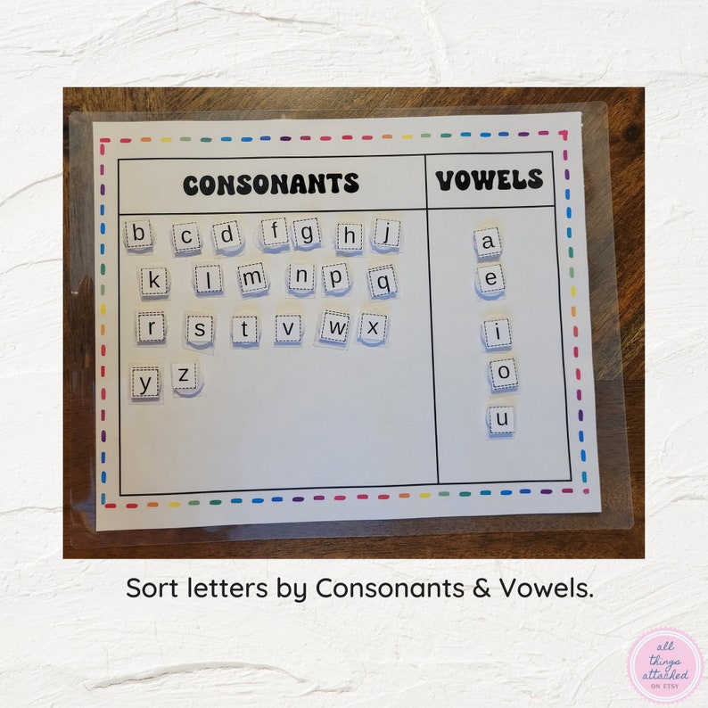 Alphabet Letter Sorting Activity | Printable Preschool Alphabet Game ...