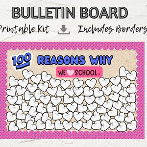 100th Day of School Bulletin Board | Printable 100th Day Bulletin Board ...