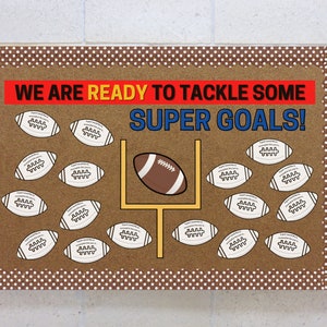 Football Bulletin Board Set | Printable Bulletin Board Kit for Football ...