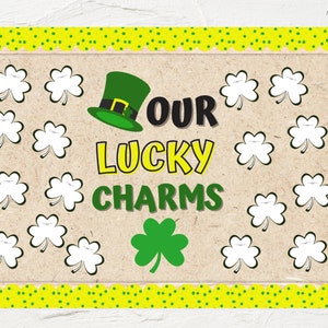 St. Patricks Themed Bulletin Board | Printable Bulletin Board Kit | Our ...