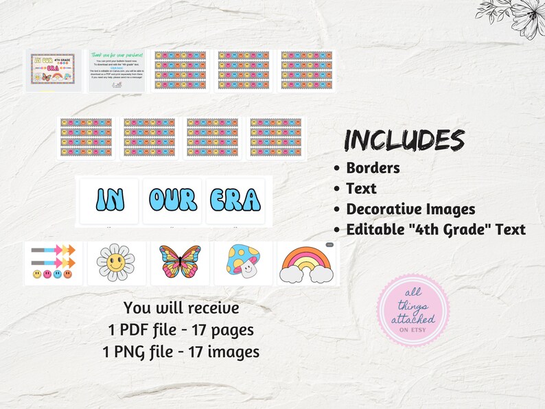 In Our Era Board | Printable Bulletin Board Kit | Groovy Classroom ...