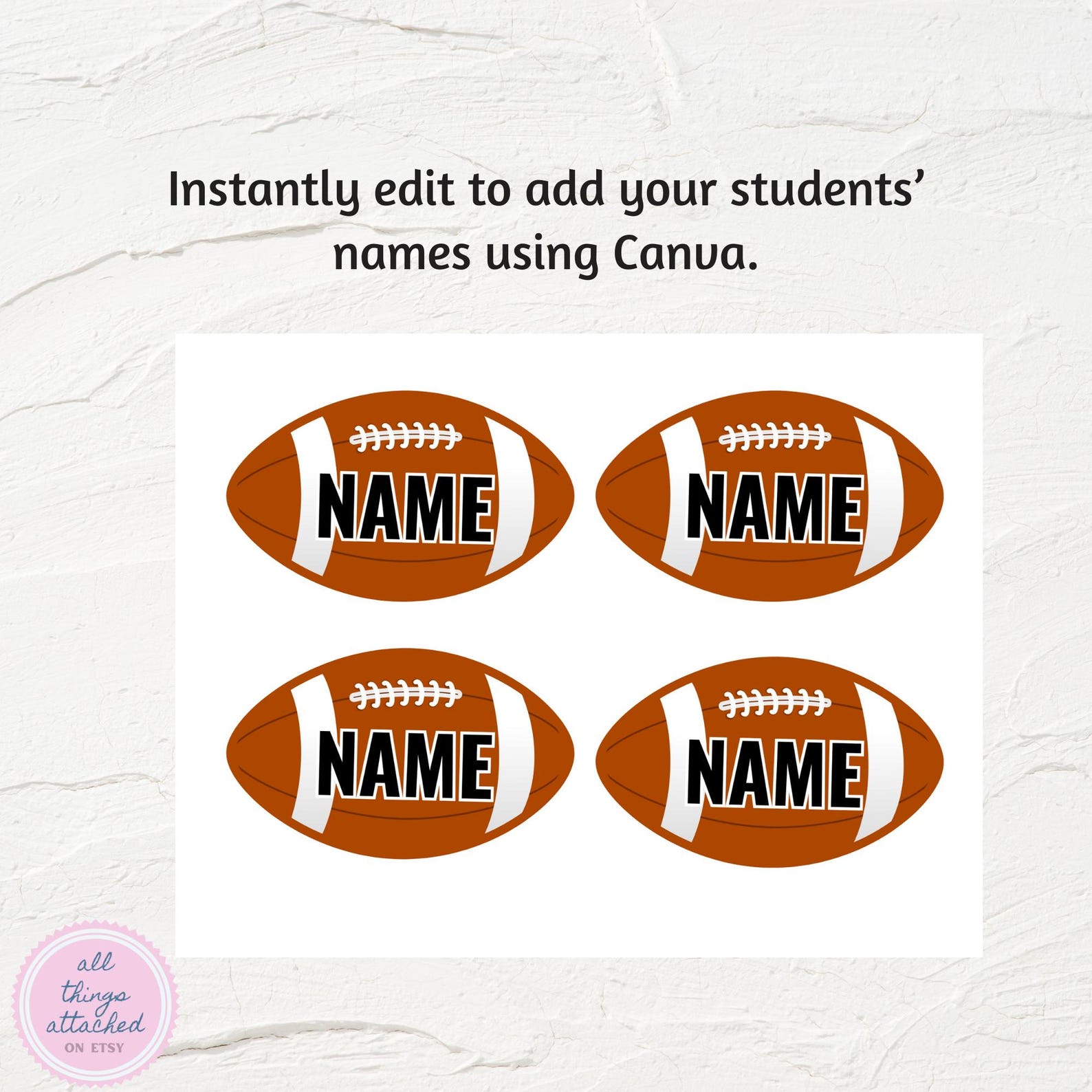 Back to School Football Bulletin Board Set | Printable Fall Bulletin ...