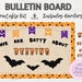 Halloween Themed Bulletin Board Set Printable October Board - Etsy