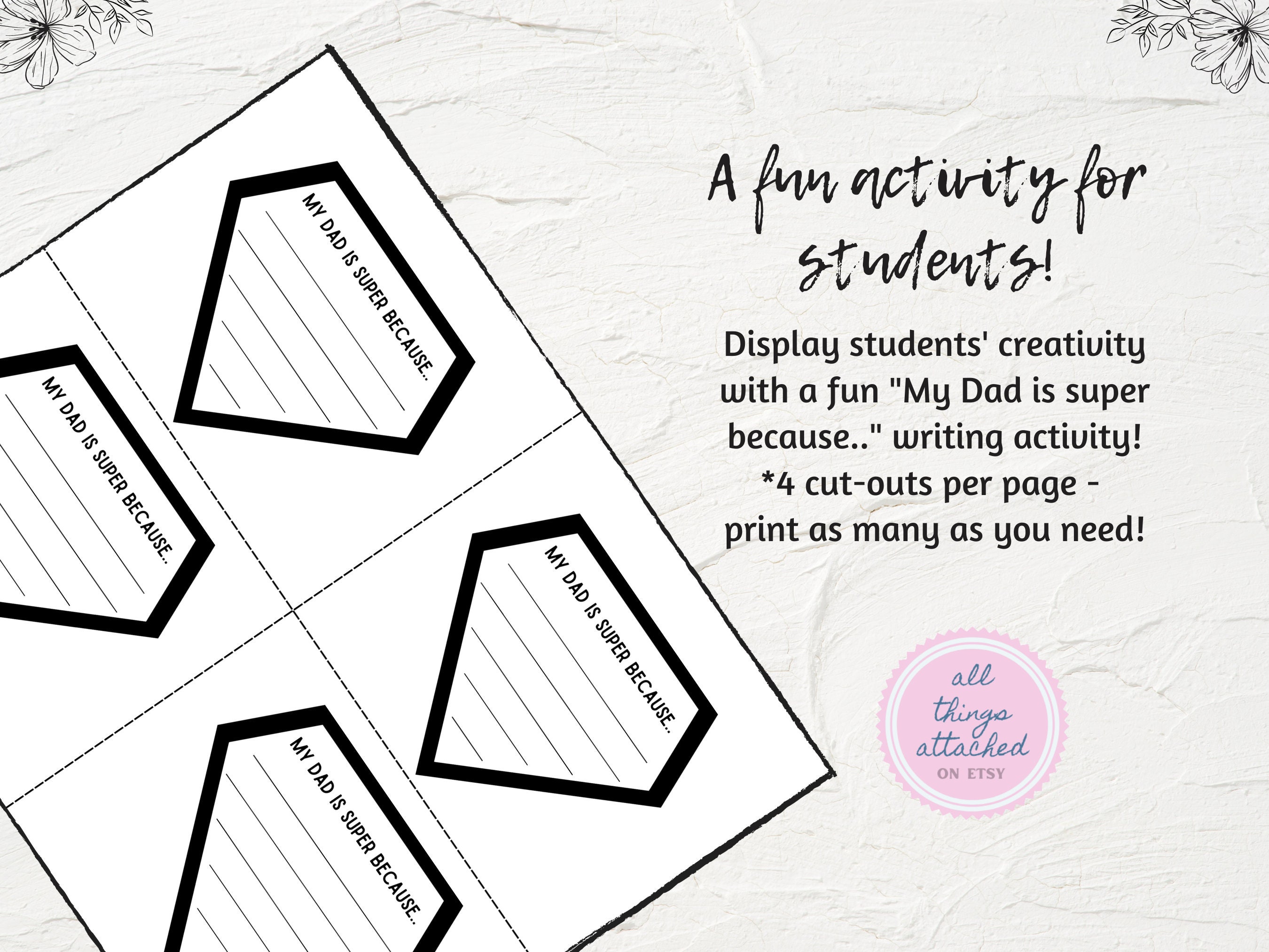 Father's Day Bulletin Board | Printable June Bulletin Board Kit | Our ...