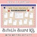 Football Bulletin Board Set Printable Bulletin Board Kit for Football ...