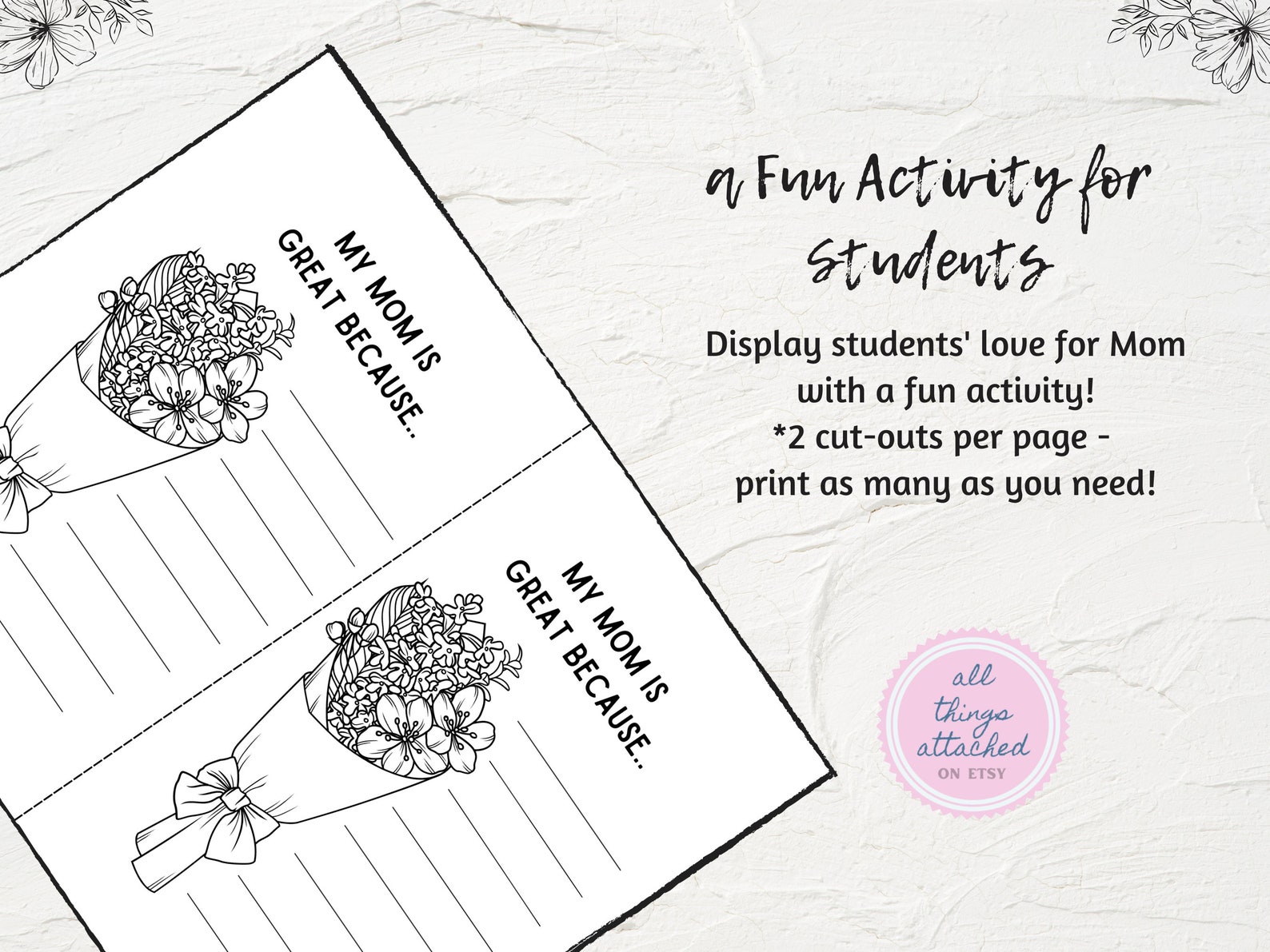 Mother's Day Bulletin Board Kit | Classroom Board Idea Bulletin Board ...