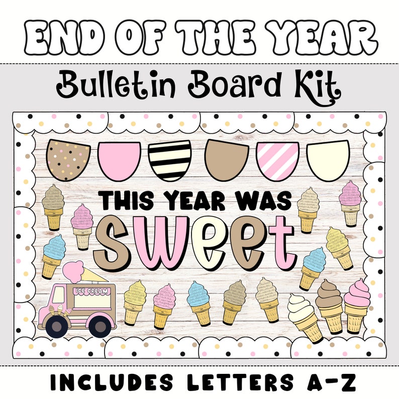 End of the Year Bulletin Board Kit May Last Week of School Bulletin ...