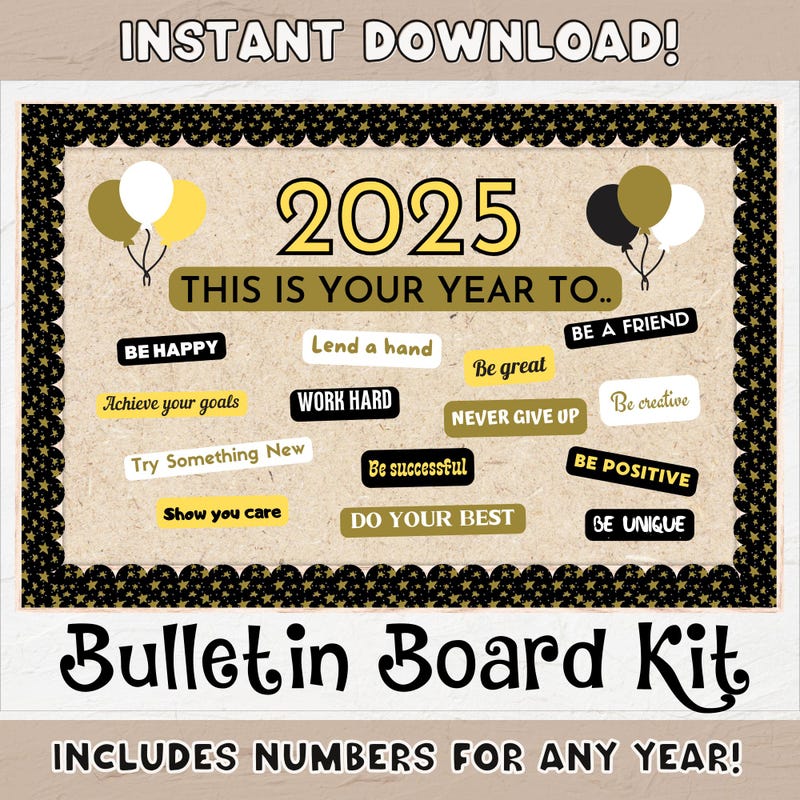 This is Your Year to Bulletin Board - Etsy