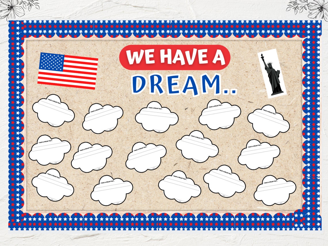 January February Bulletin Board Ideas Martin Luther King Jr. Bulletin ...