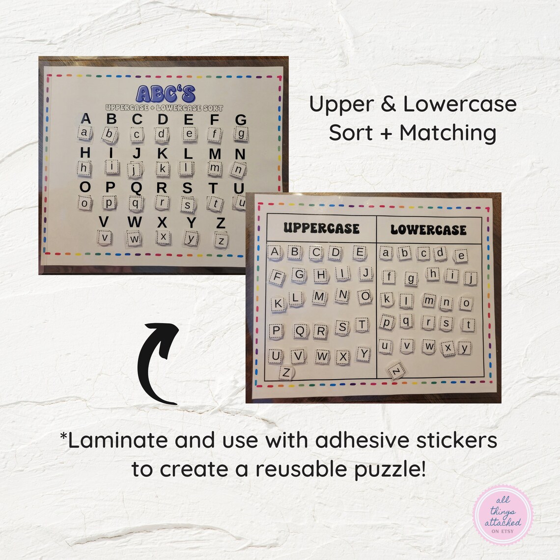 Alphabet Letter Sorting Activity | Printable Preschool Alphabet Game ...