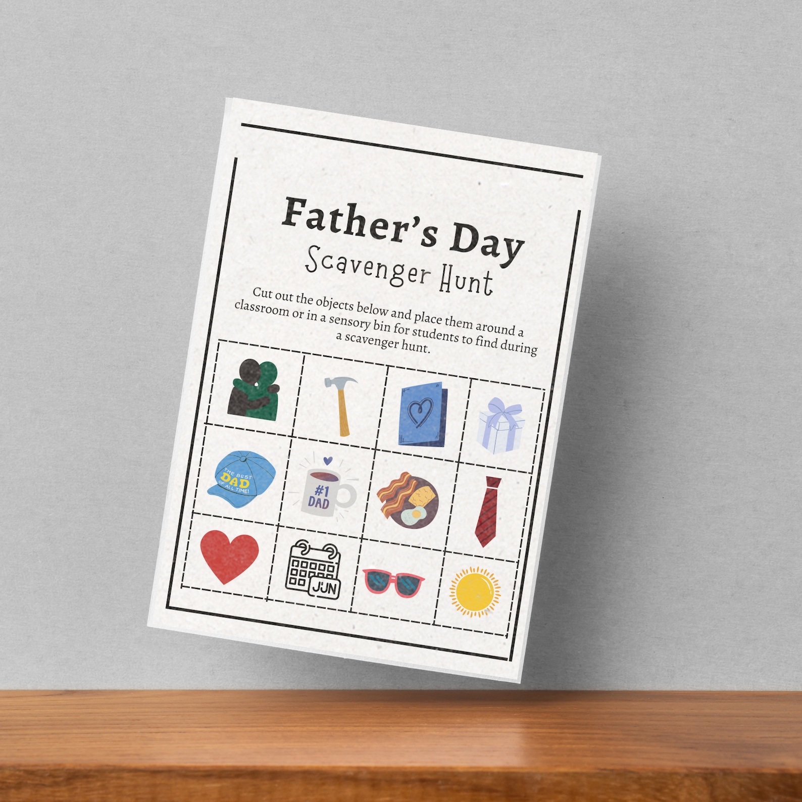 Father's Day Scavenger Hunt | Printable Scavenger Hunt | Father's Day ...