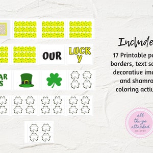 St. Patricks Themed Bulletin Board | Printable Bulletin Board Kit | Our ...