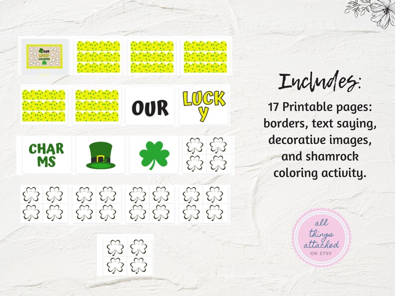 St. Patricks Themed Bulletin Board | Printable Bulletin Board Kit | Our ...