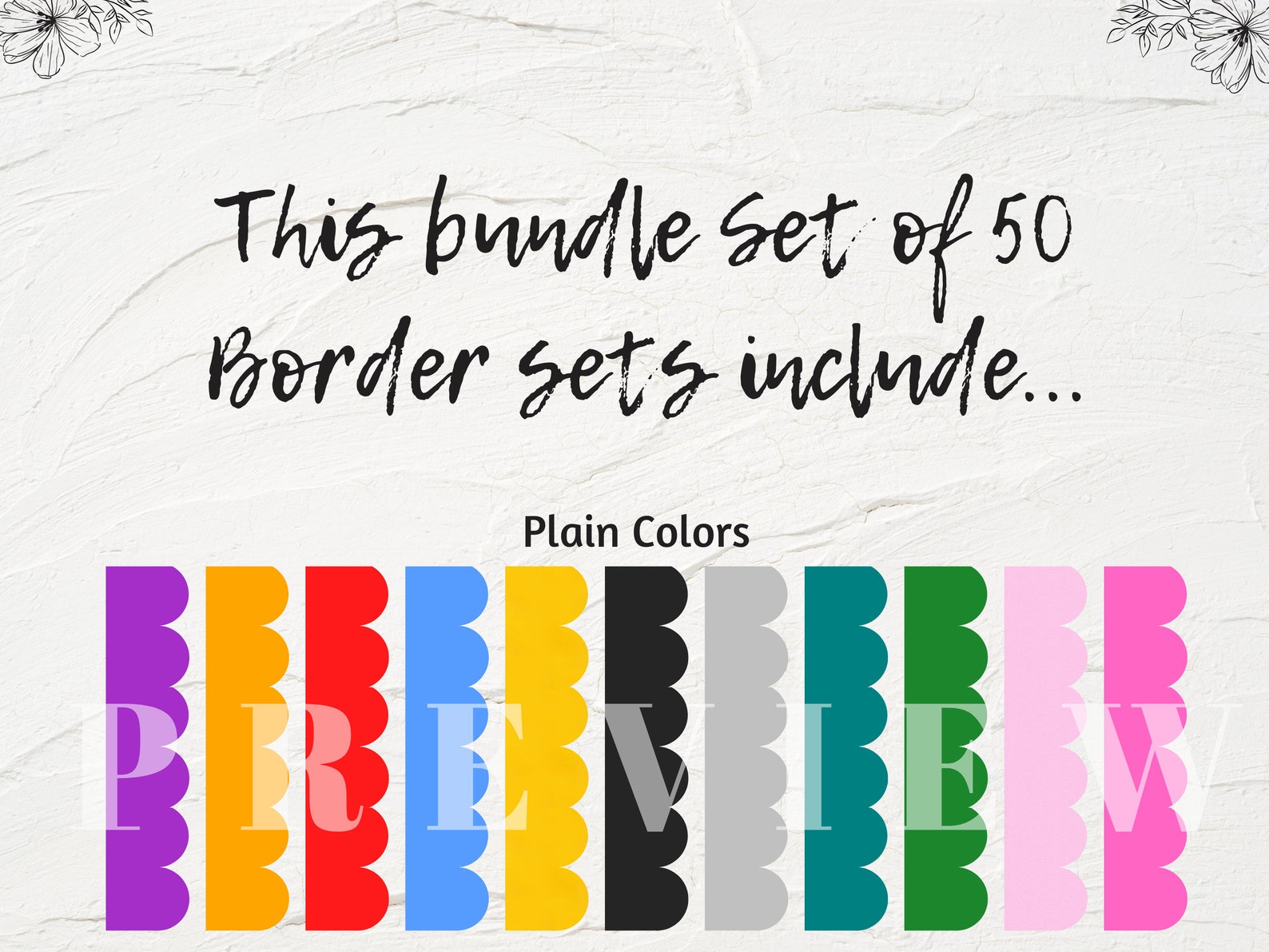 Printable Bulletin Borders | 50 Bulletin Board Borders | Decorative ...