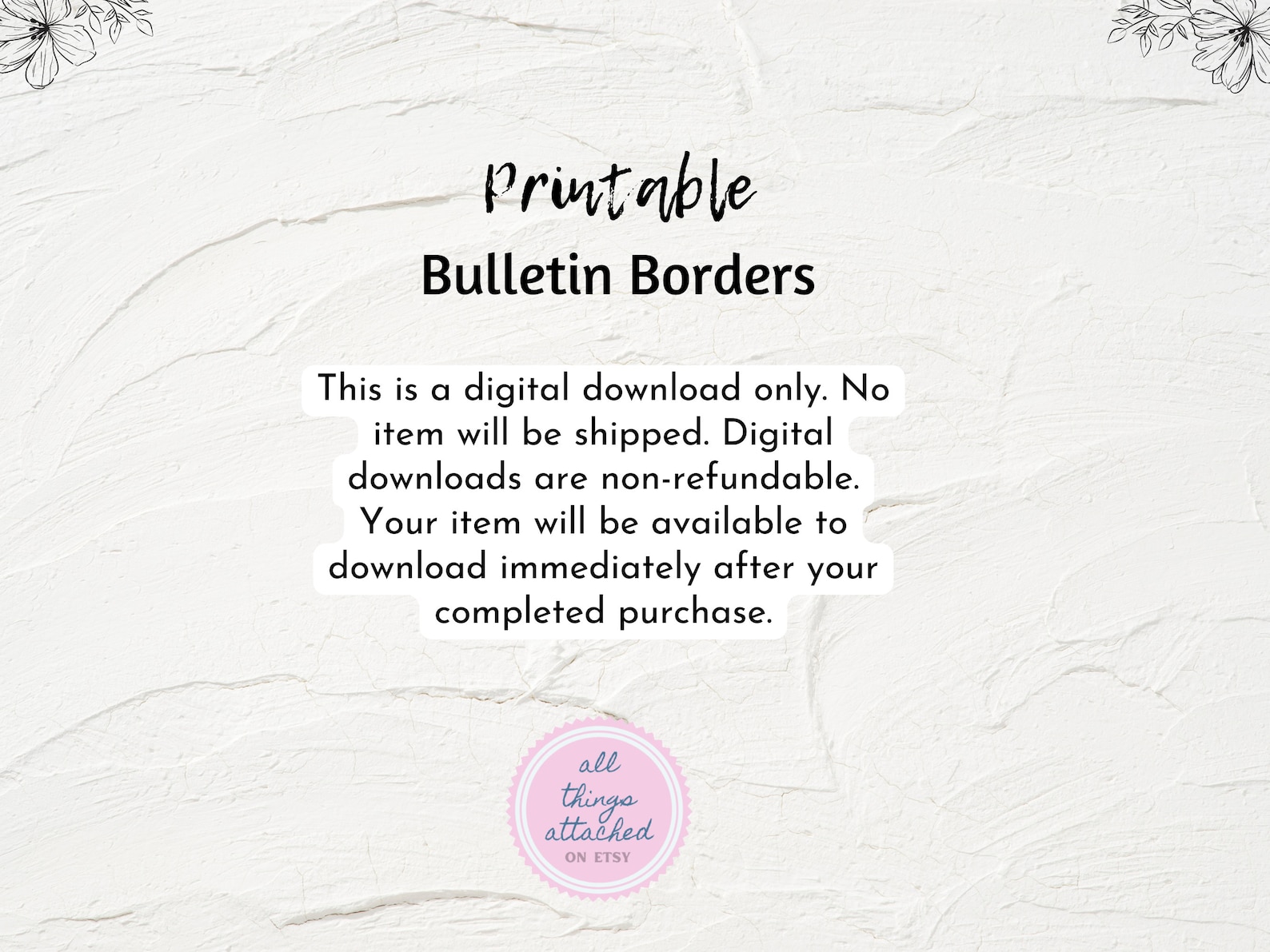 Printable Bulletin Borders 50 Bulletin Board Borders Decorative ...