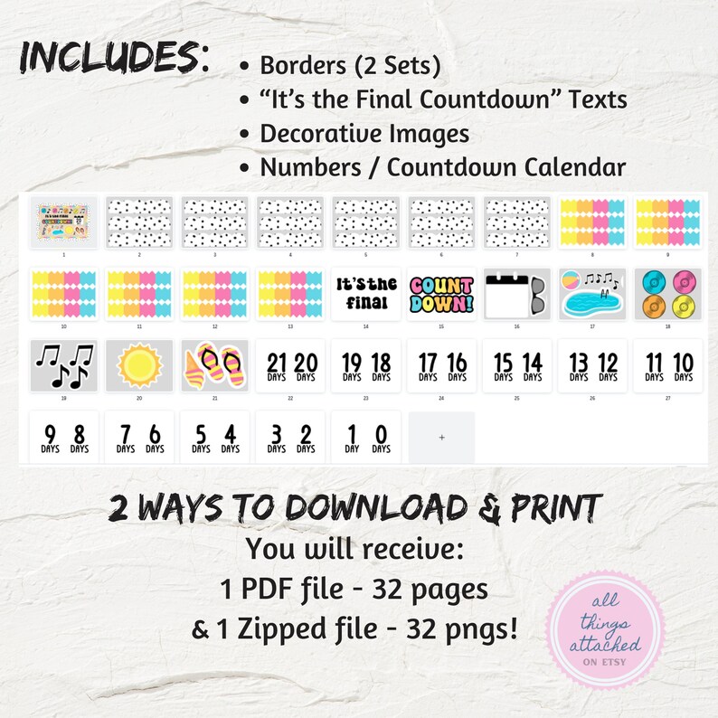 End of the Year Bulletin Board | Printable May June Bulletin Board Kit ...