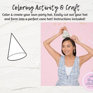 4th of July Activity | Printable Party Hat Craft | Kid's Independence ...