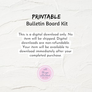 Back to School Bulletin Board | Printable S'mores New Bulletin Board ...