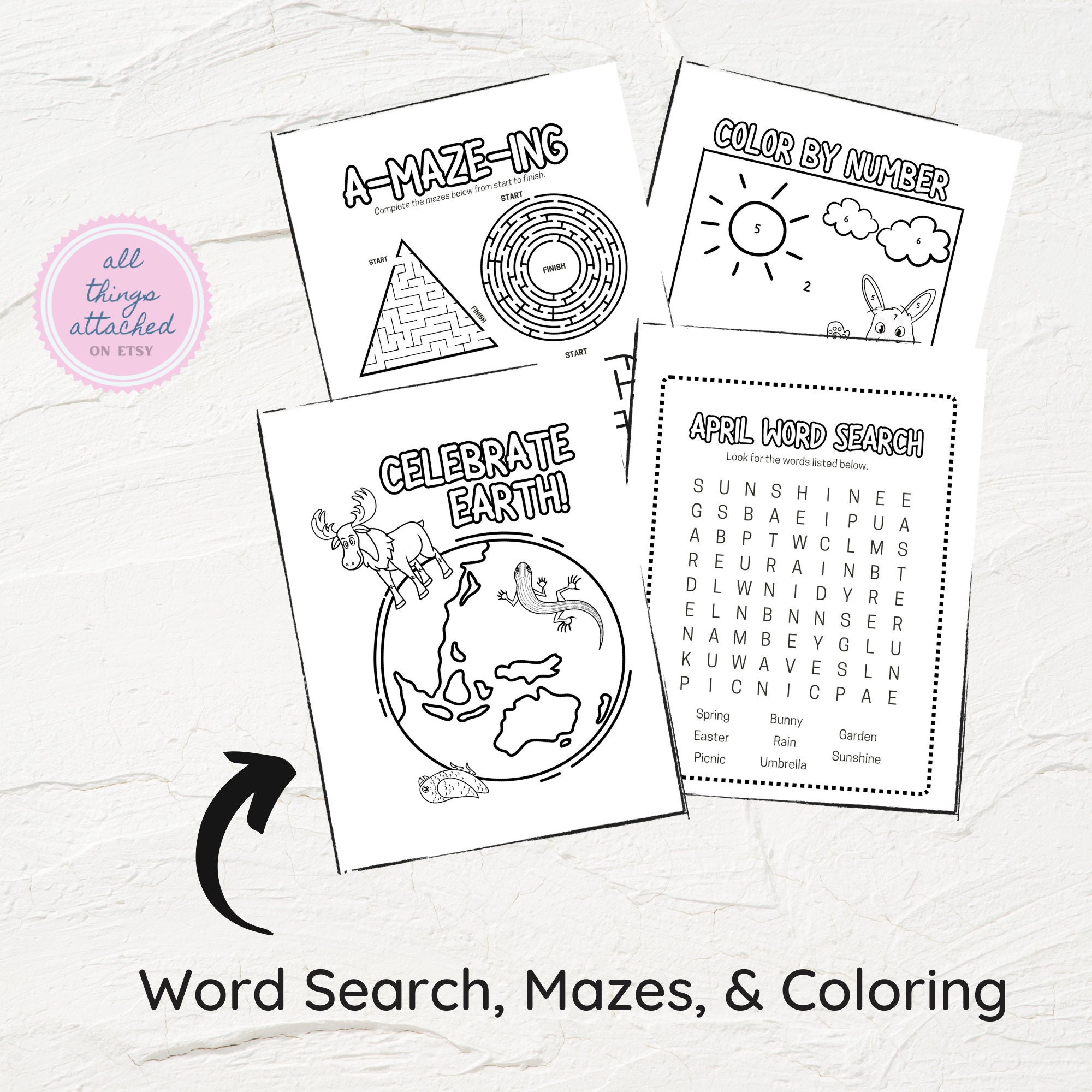 2nd 3rd 4th Grade Worksheets | Early Finishers Work Packet for April ...