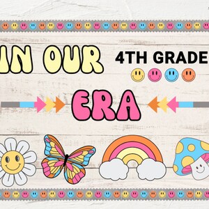 In Our Era Board | Printable Bulletin Board Kit | Groovy Classroom ...