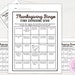 Thanksgiving Games | Printable Thanksgiving Bingo | Find the Guest Who ...