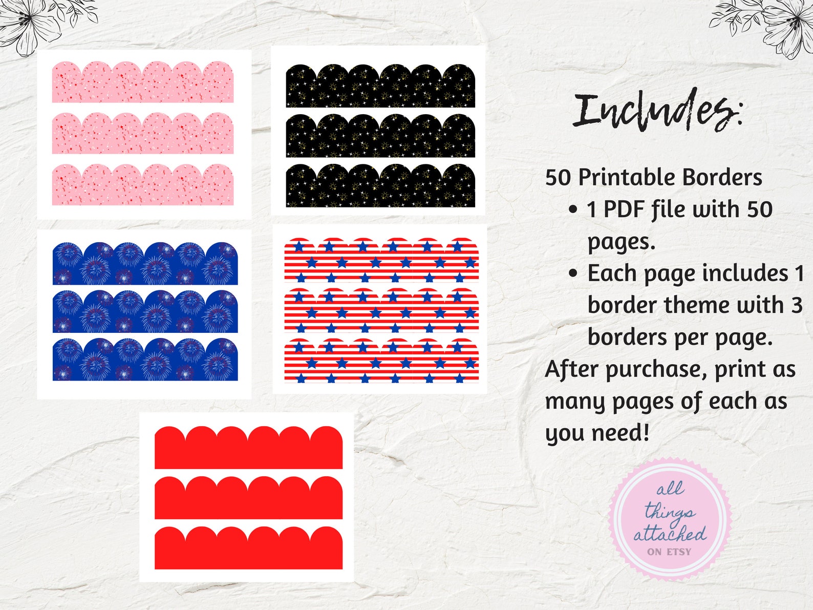 Printable Bulletin Borders | 50 Bulletin Board Borders | Decorative ...