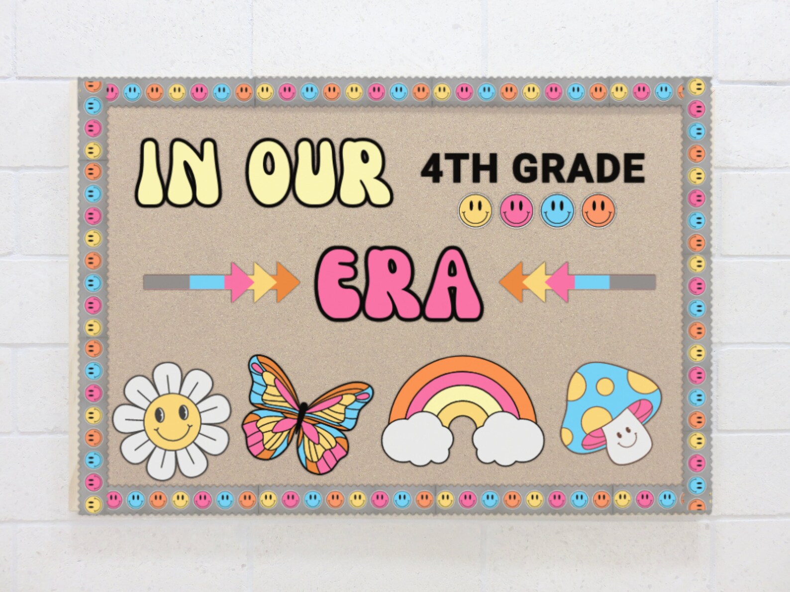 In Our Era Board | Printable Bulletin Board Kit | Groovy Classroom ...