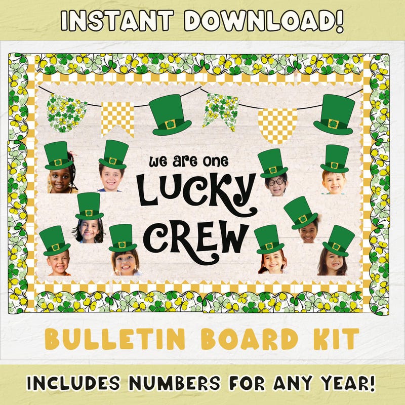 St Patricks Bulletin - Etsy