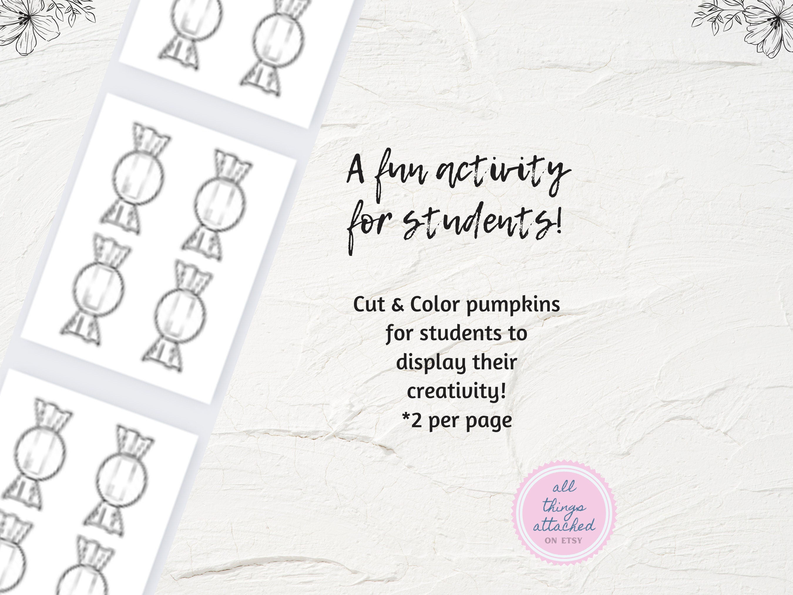 Halloween Bulletin Board | Printable Trick or Treat Our Class is Sweet ...