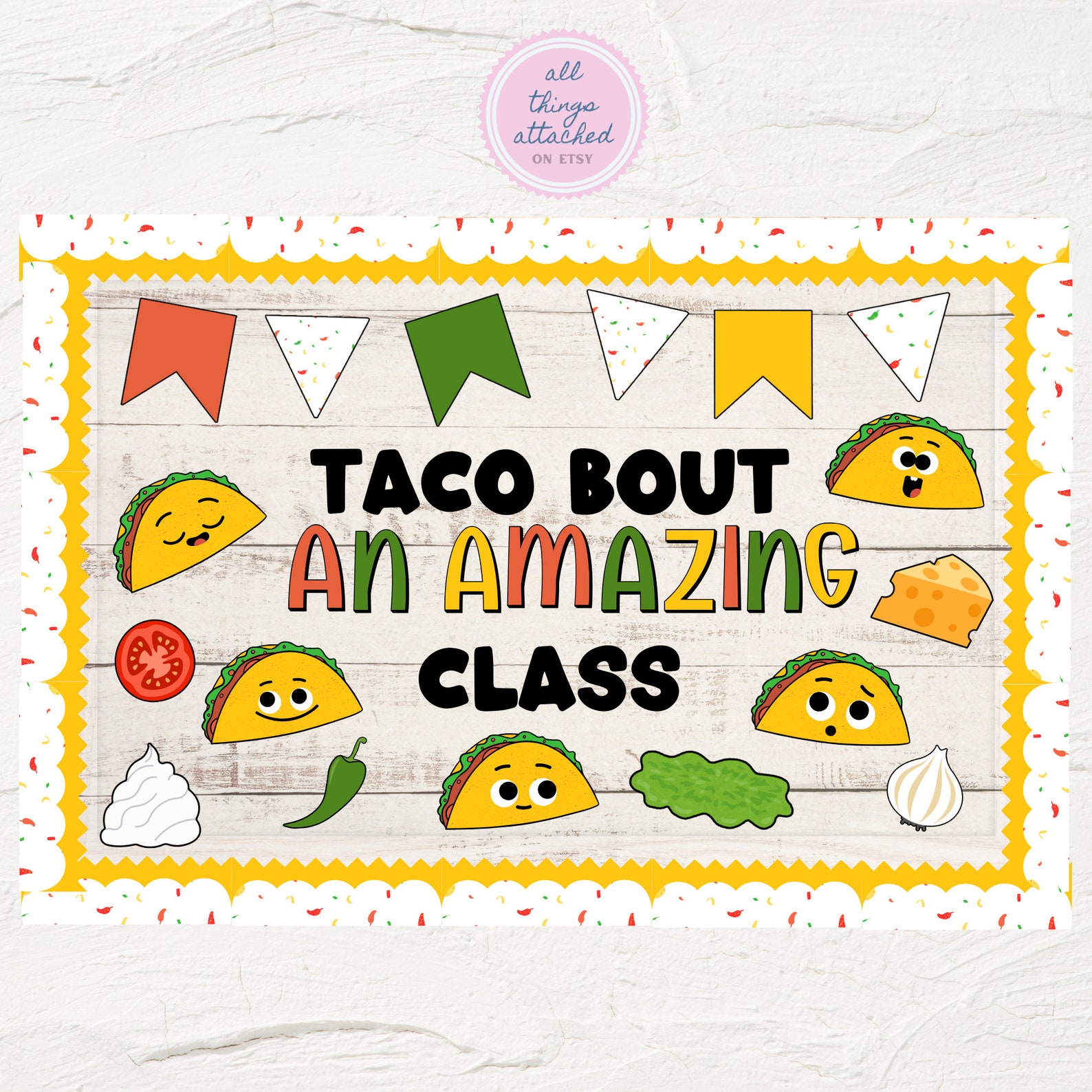 Taco Bout an Amazing Group Bulletin Board Idea | Taco Themed Bulletin ...