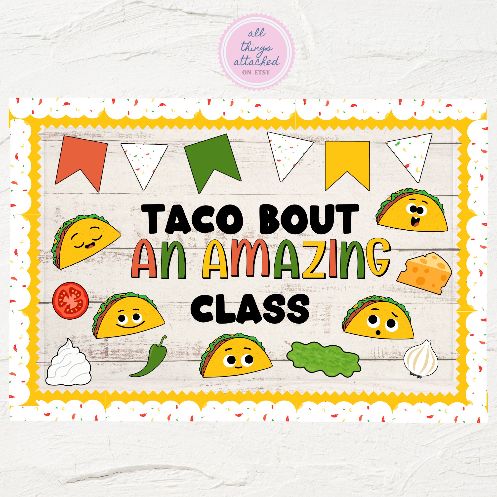 Taco Bout an Amazing Group Bulletin Board Idea | Taco Themed Bulletin ...