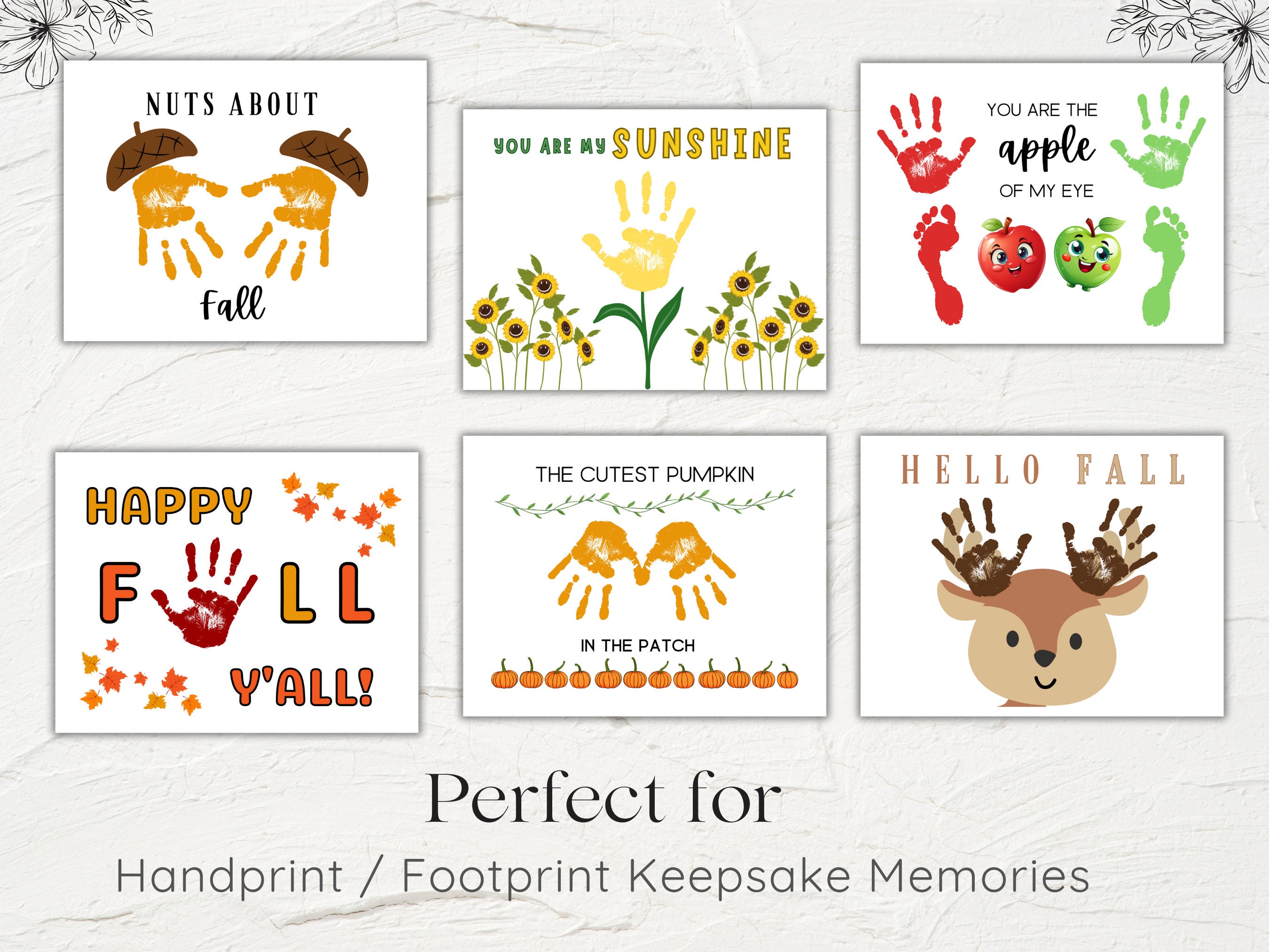 Fall Handprint Keepsaken Art | Fall Craft Activities | Fall Greeting ...