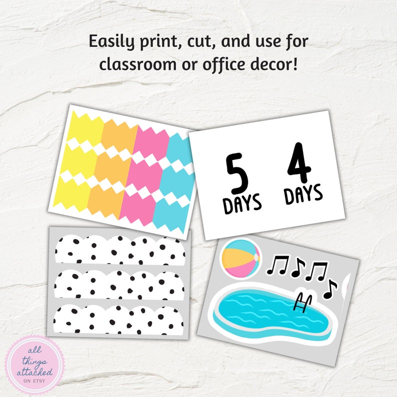 End of the Year Bulletin Board | Printable May June Bulletin Board Kit ...