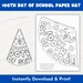 Printable 100th Day of School Activity | 100th Day of School Hat Craft ...