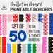 Printable Bulletin Borders 50 Bulletin Board Borders Decorative ...
