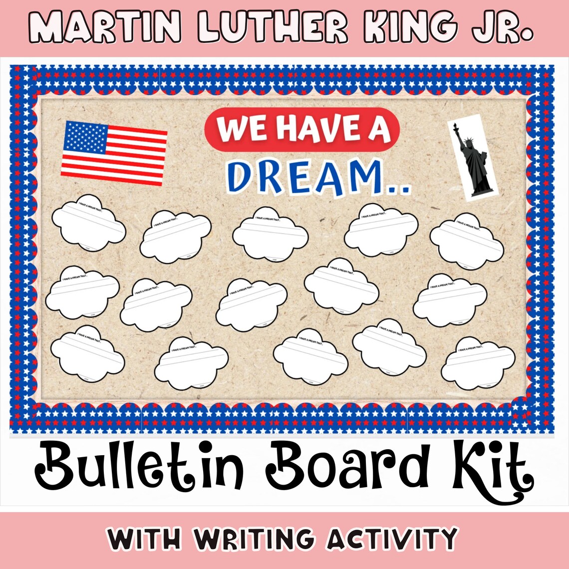 January - February Bulletin Board Ideas | Martin Luther King Jr ...