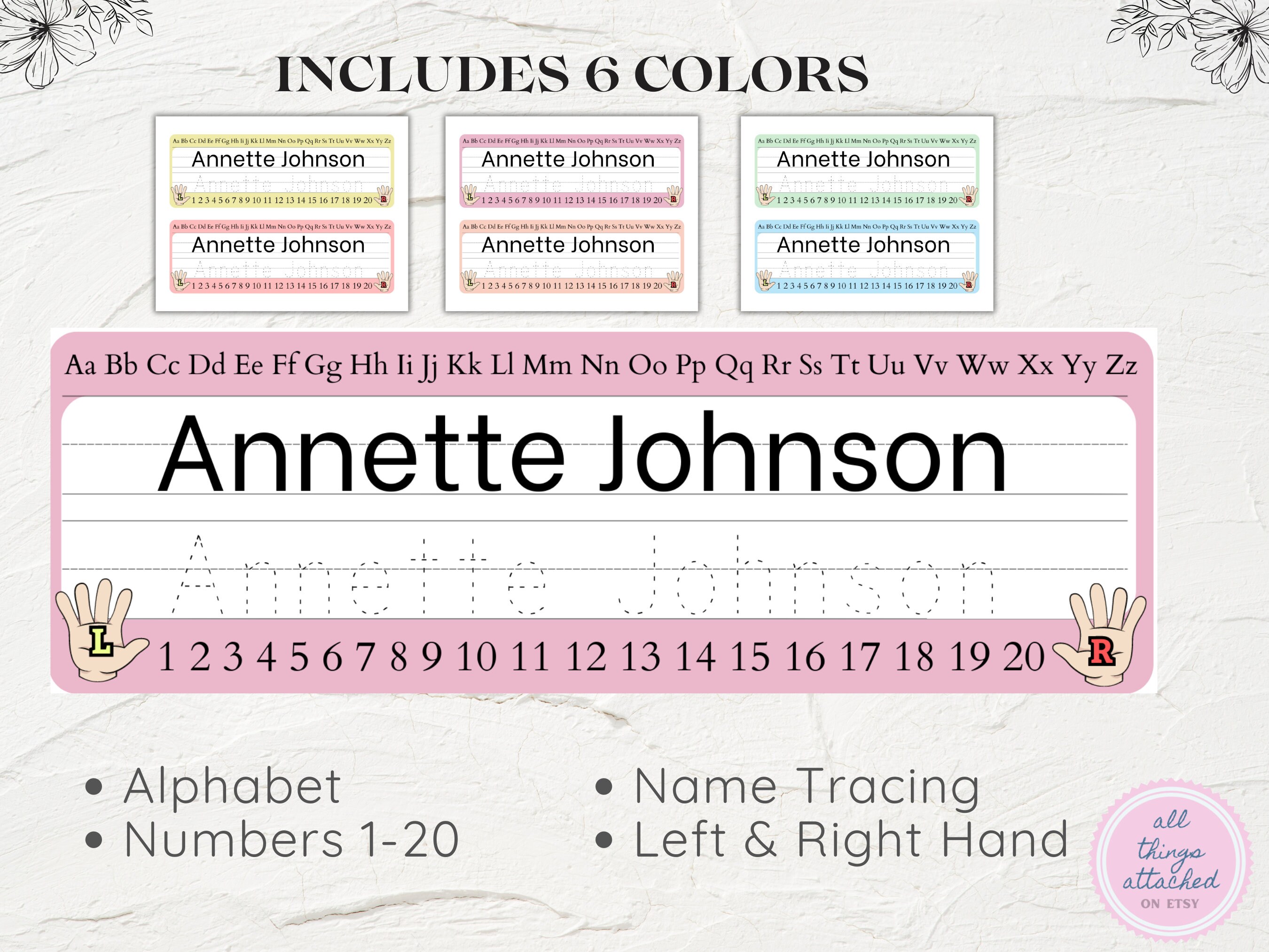 Student Desk Plates Template | Editable Student Name Cards | Student ...