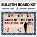 Veterans Day Bulletin Board Idea Printable Bulletin Board Kit Land of ...