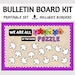 Puzzle Pieces Classroom Board Printable Bulletin Board Kit We Are All ...