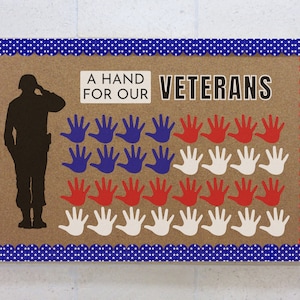 Veteran's Day Bulletin Board Idea | Printable Bulletin Board Kit | A ...