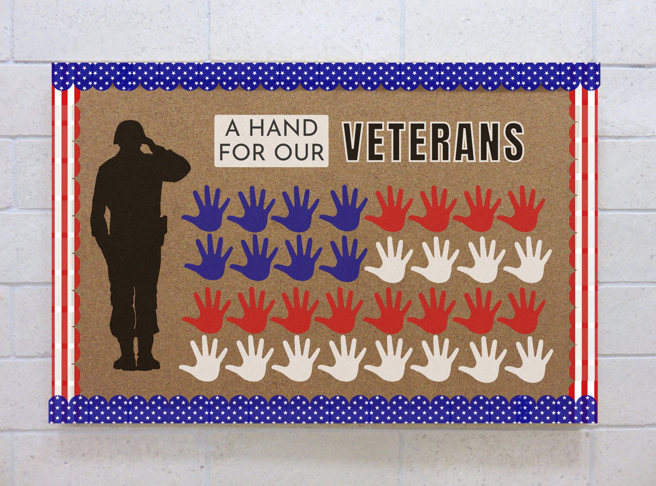 Veteran's Day Bulletin Board Idea | Printable Bulletin Board Kit | A ...