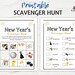 New Year's Scavenger Hunt | Printable New Year's Eve Game | Noon Years ...