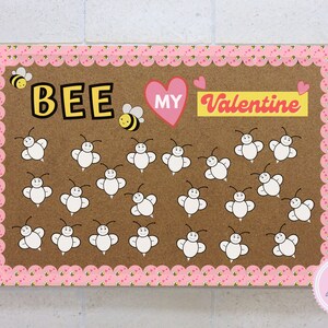 Valentine's Day Bulletin Board Set | Printable February Bulletin Board ...