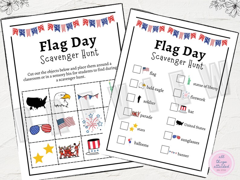 Flag Day | Printable Flag Day Activity for Kids | Flag Day Game for ...